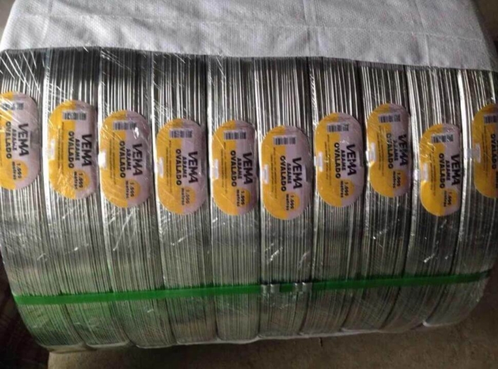 Hot dipped galvanized steel oval wire | arame ovalado